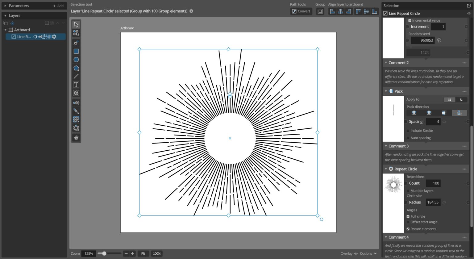 Paragraphic – Parametric graphic design